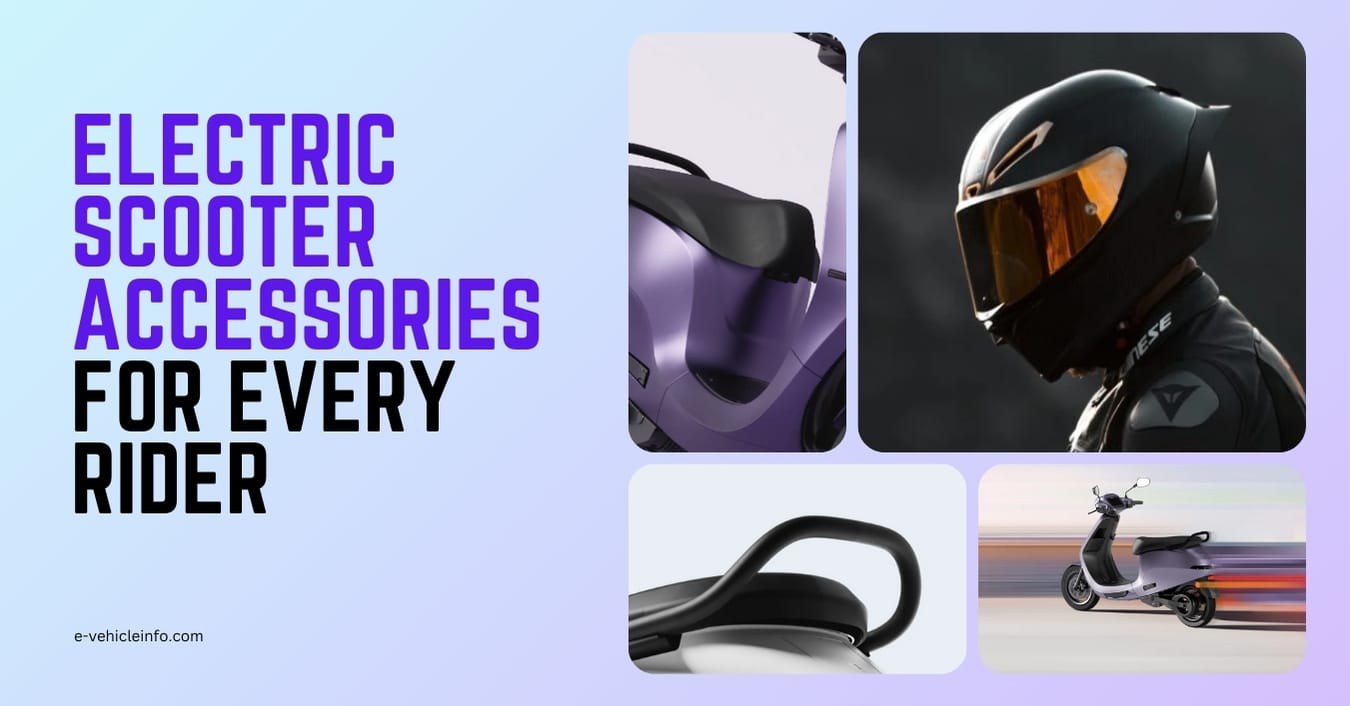 10 Must-Have Electric Scooter Accessories For Every Rider - E-Vehicle Info