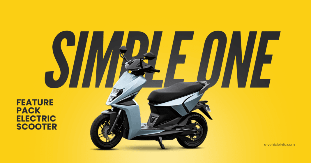 Simple One: High Range & Feature-Packed Electric Scooter In India - E ...