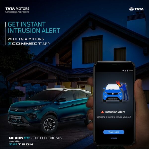 Tata Nexon EV Smart Features: Explore 35 ZConnect App Features - E ...