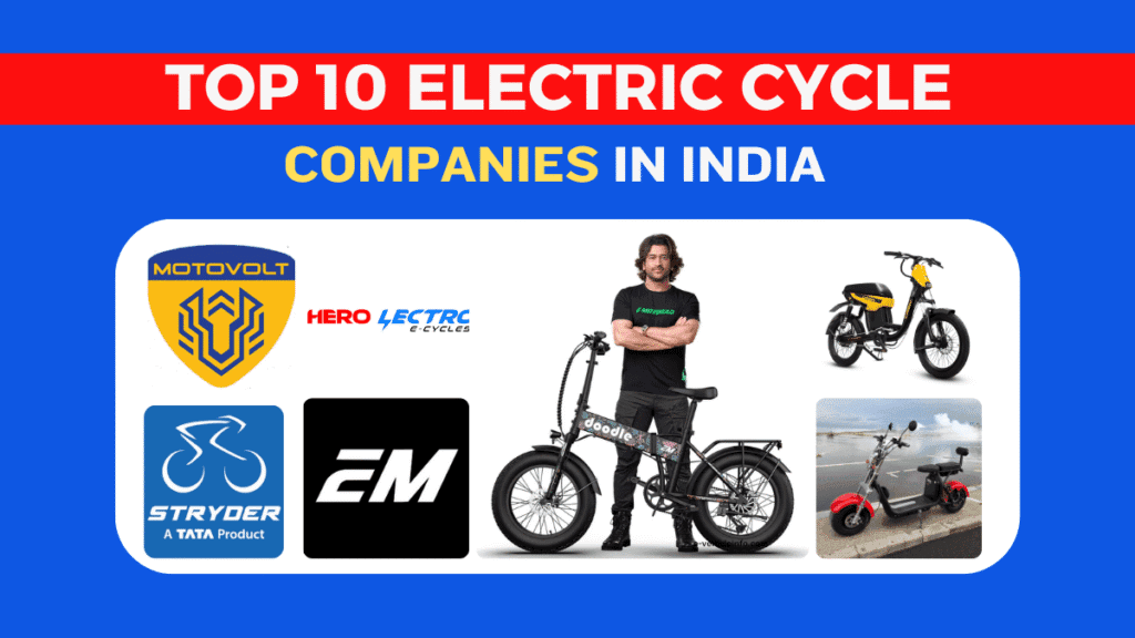 Top 10 Electric Bicycle Companies In India- Latest In 2025 - E-Vehicle Info