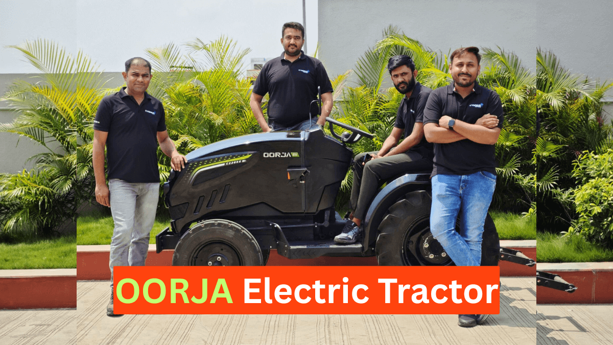 Rajkot-Based Cygnus Motors Unveils OORJA Electric Tractor - E-Vehicle Info
