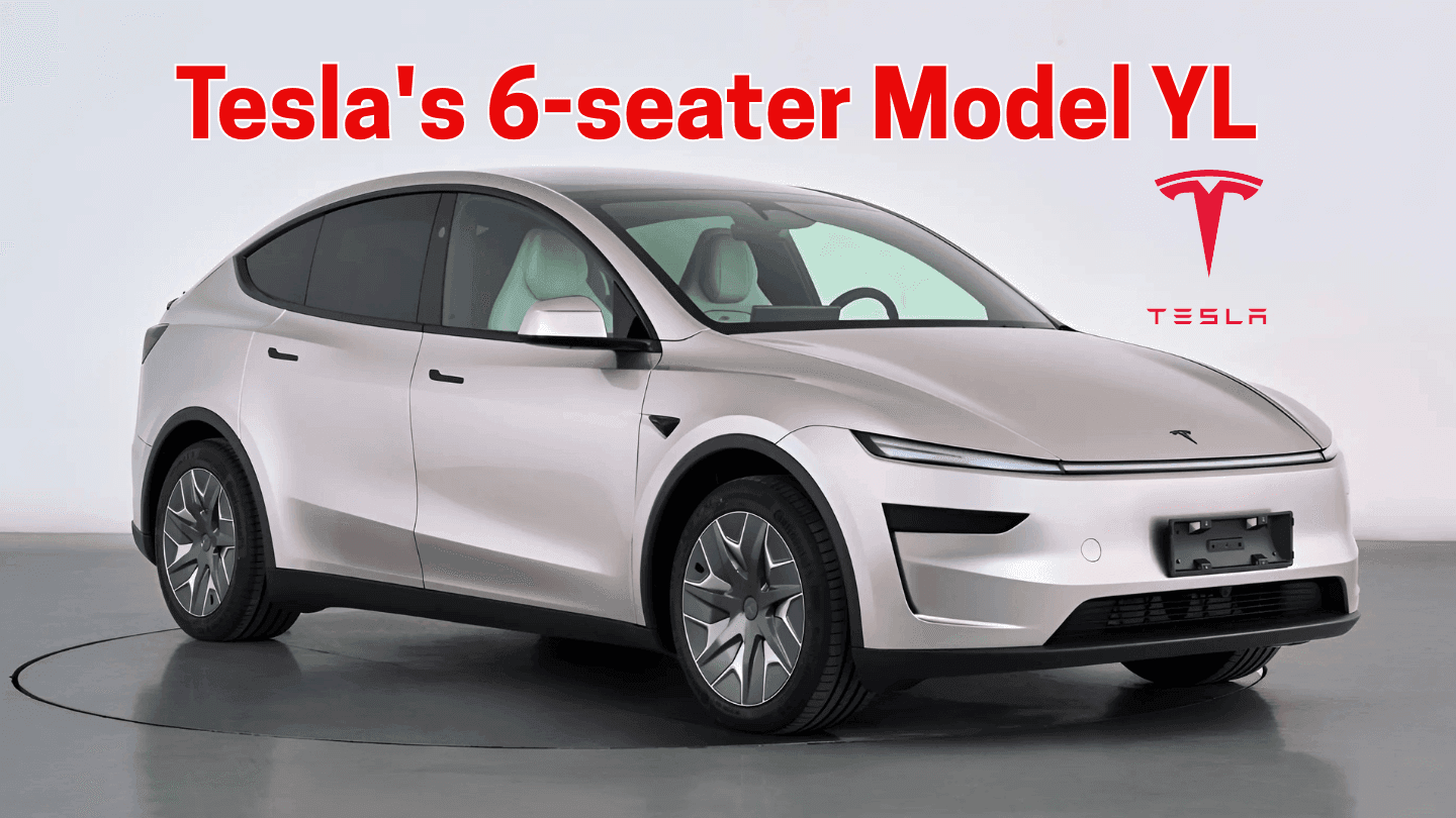 Tesla Unveils Model Y L: 6-Seater, With 3,040 Mm Wheelbase And Dual ...