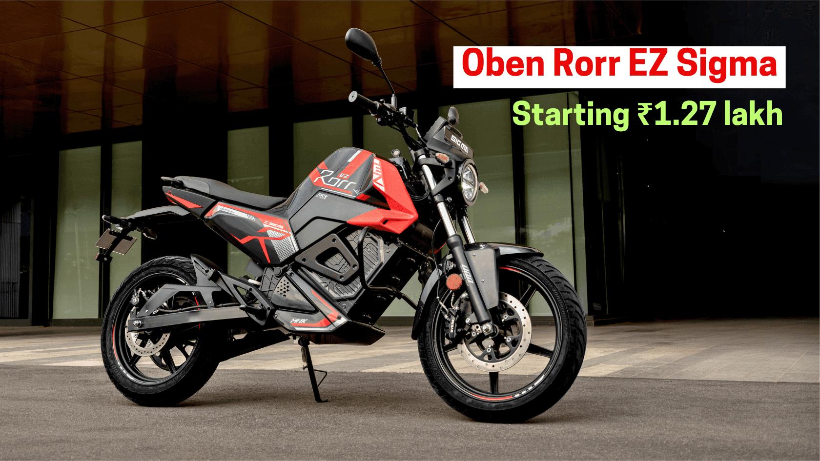 All-New Oben Rorr EZ Sigma Launched: Reverse Mode & 175 Km Range - E ...